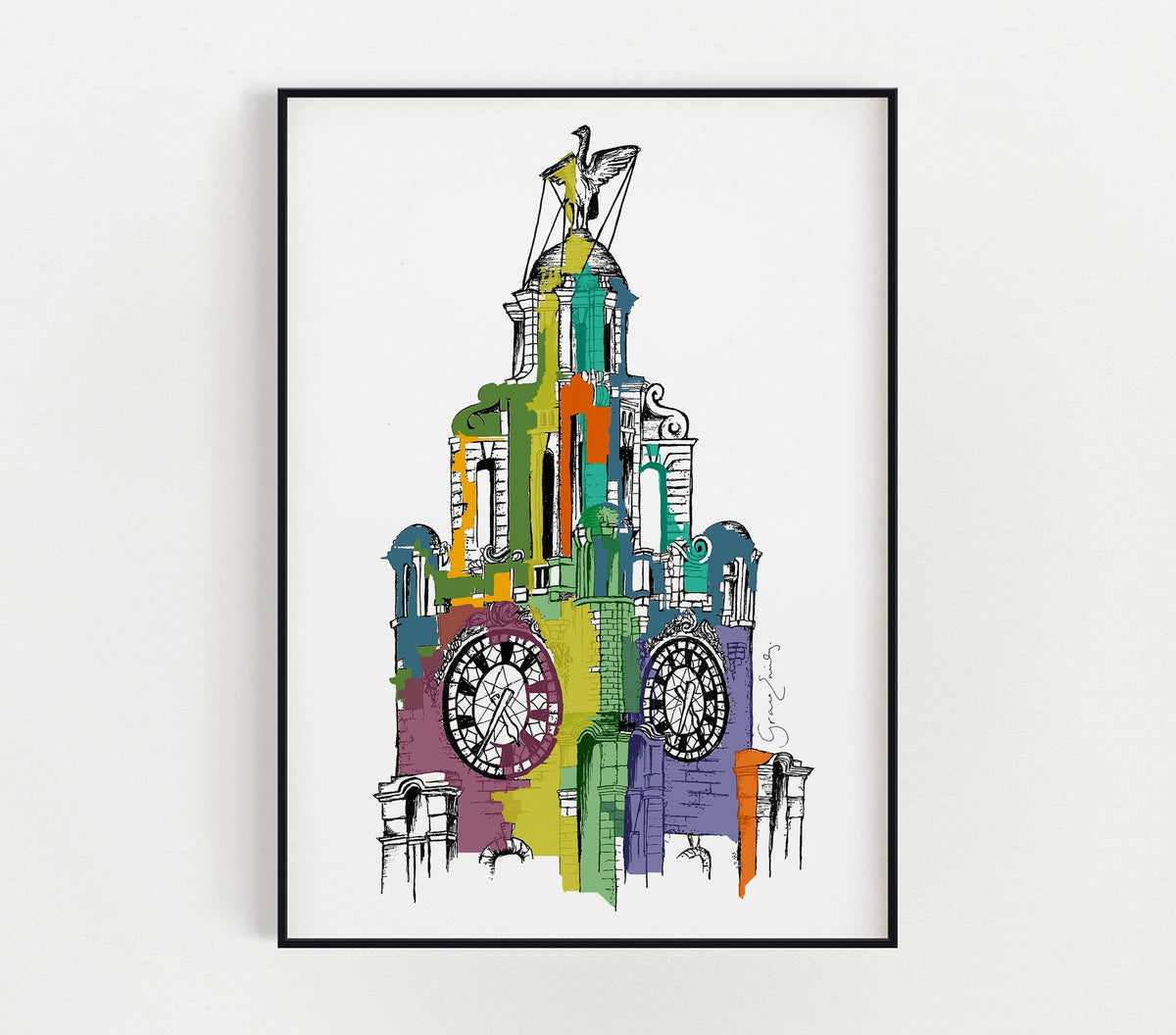 Liverbuilding Print – Grace Emily Design
